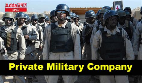 List Of Private Military Companies In The World And Their Services