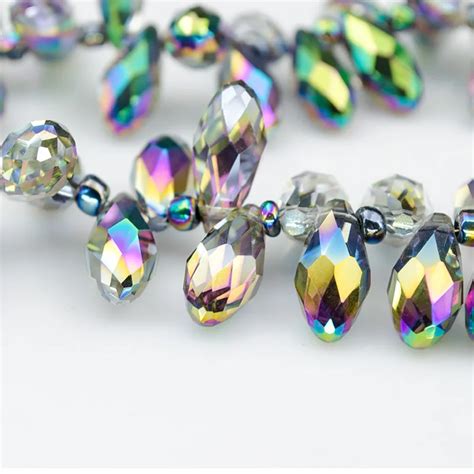 Briolette Pendant Waterdrop AAA Austrian Crystal Beads 8 17mm 100pcs