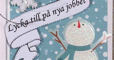 Lenas pysselhörna Lycka till på nya jobbet