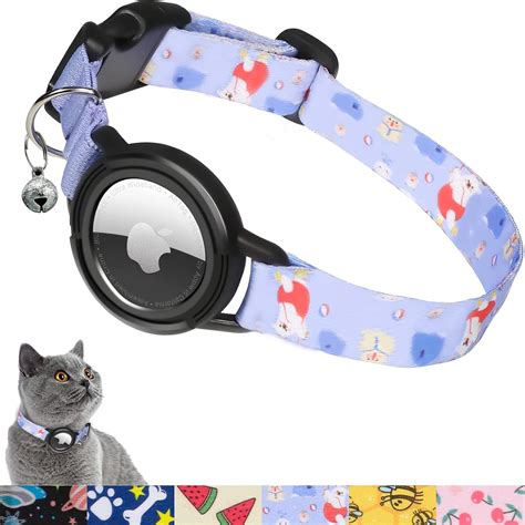 FEEYAR Collar Para Gatos AirTag Mejorado Collar De Gato Con GPS