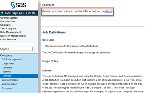 sas viya rest api reference documentation getting a makeover sas support communities