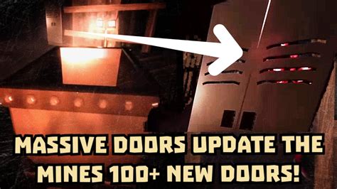 NEW MASSIVE DOORS UPDATE Floor 2 The Mines New Entities FOUND And
