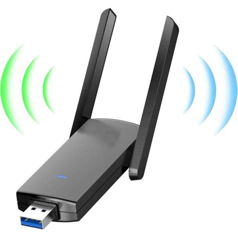 Clé WiFi Puissante 1300 Mbps Dongle WiFi Double Bande 5G Antenne wifi