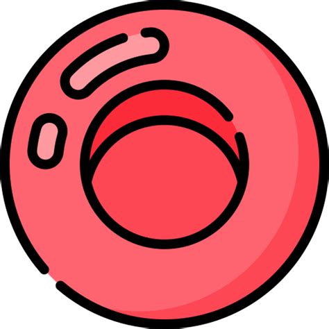 Icono de Las células rojas de la sangre Special Lineal color