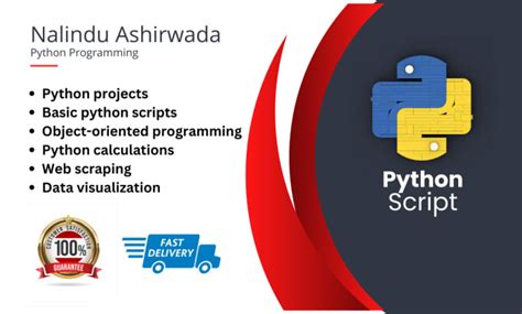 write python scripts web scraping database etc by nalinduash fiverr