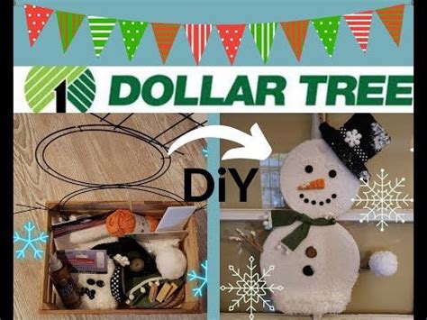 How To Decorate A Tree Look Like Snowman Wreath Form From Dollar