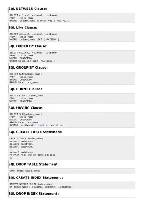 sql tutorialspoint pdf 184636 sql quick guide