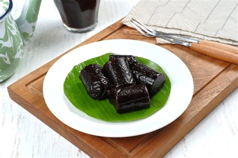 Premium Photo Dodol Is An Indonesian Sweet Snack Made From Glutinous