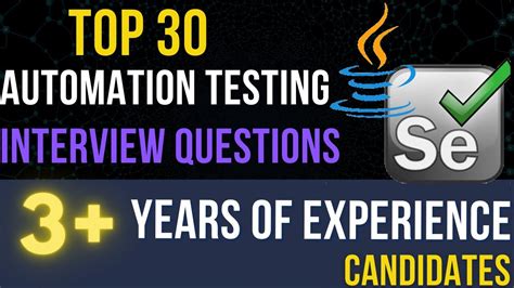 selenium interview questions for experienced candidates automation testing interview