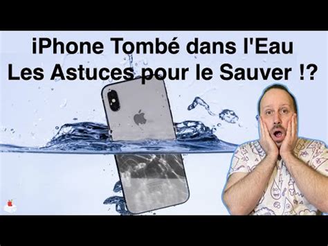 Comment recuperer un iphone tombé dans l eau Guide 2025