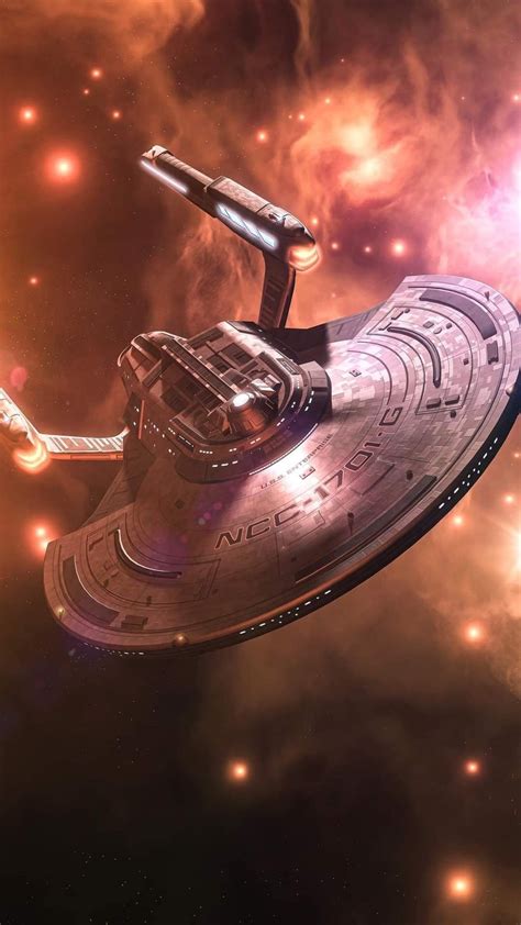 A Space Ship Flying Through The Sky