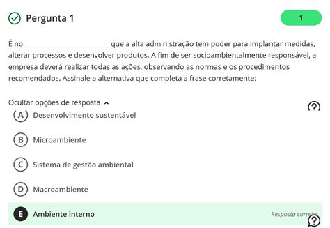 AV3 RESPONSABILIDADE SOCIOAMBIENTAL Responsabilidade Social E Ambiental