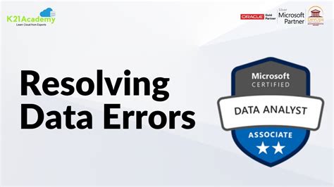 How To Identify And Resolve Data Errors In Power BI PL 300