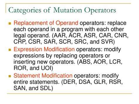 ppt mutation testing powerpoint presentation free download id 6990034