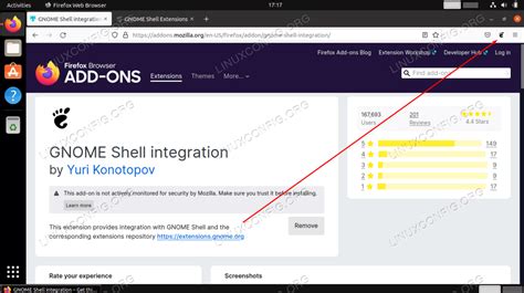How To Install Gnome Shell Extensions On Ubuntu Jammy Jellyfish