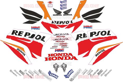 REPSOL Decals Stickers SET CBR 1000 RR 2006 2007 Sc57b Fireblade