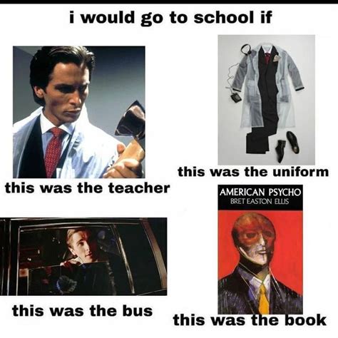 Patrick Bateman Sigma Female Core American Psycho American Pyscho Sigma Male