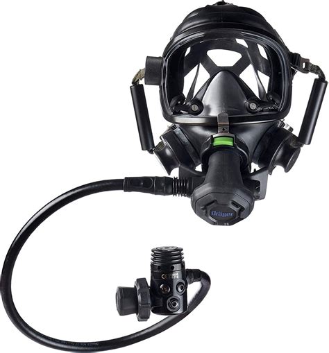 A Gas Mask Attached To A Hose