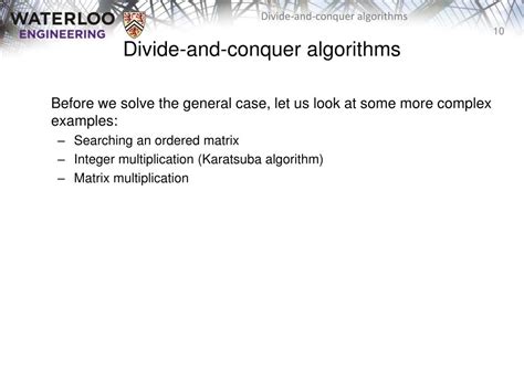 ppt divide and conquer algorithms powerpoint presentation free download id 2153069