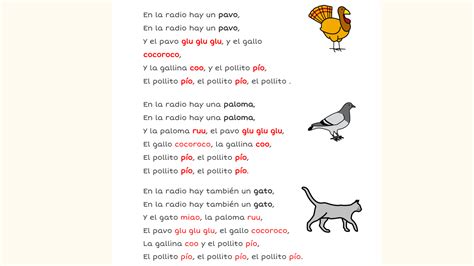 La Pp el pollito pío Pictoeduca