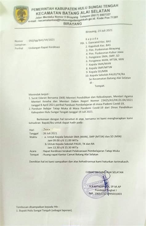 Detail Contoh Surat Rekomendasi Kemenag Koleksi Nomer