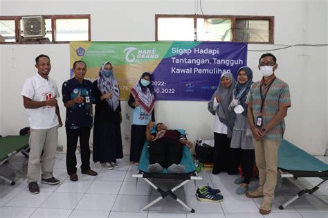 KEGIATAN DONOR DARAH DALAM RANGKA MEMPERINGATI HARI OEANG KE 76 DI KPPN