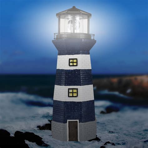 Solar Revolving Led Lighthouse