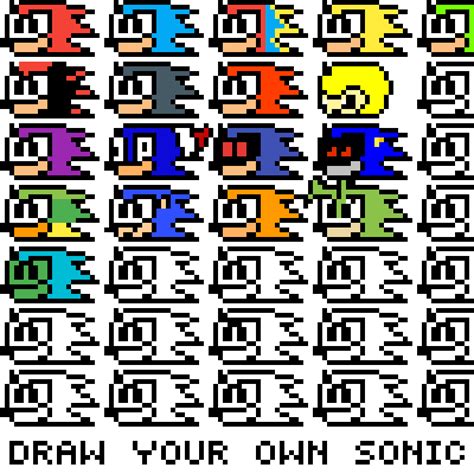 Editing Sonic Free Online Pixel Art Drawing Tool Pixilart