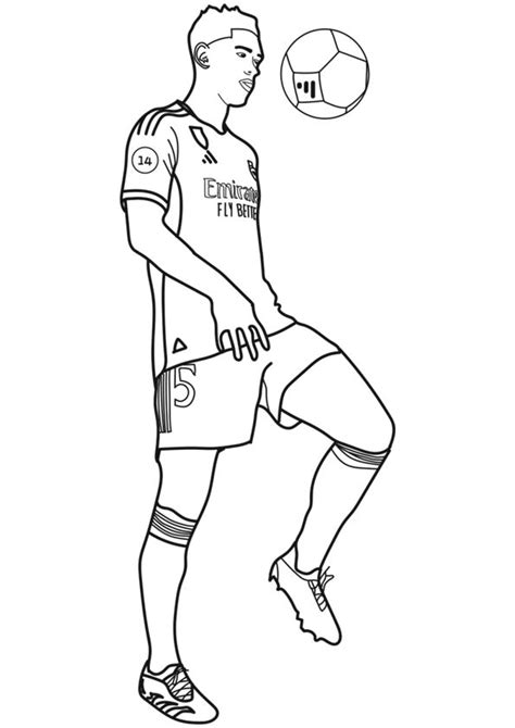 Dibujo De Jude Bellingham Para Colorear Chelsea Fc Drawing Sketches