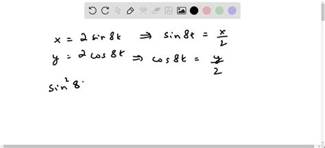 eliminating the parameter eliminate the parameter to express the following parametric equations