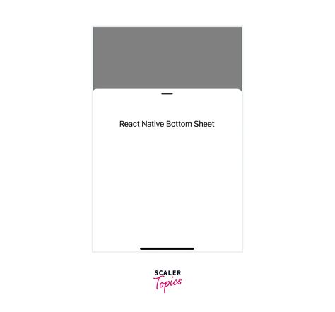 React Native Bottom Sheet Scaler Topics