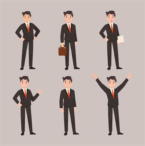 Businessman Vector Characters