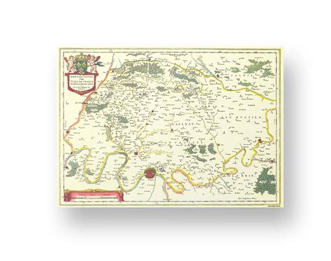 17th Century Digital Drawing Vintage World Maps Drawings