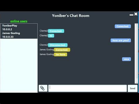 Java Group Chat Application With Files Transfer YouTube