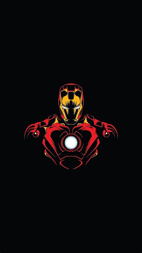 Ironman Black Dark Hero Iron Man Marvel Mask Metal Superhero