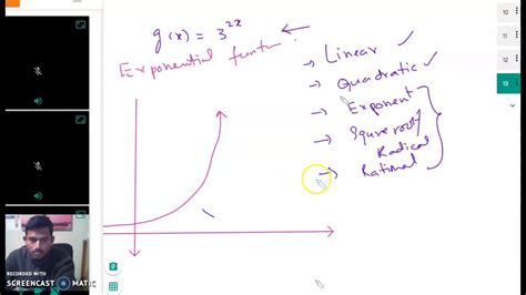 exponential function domain and range youtube