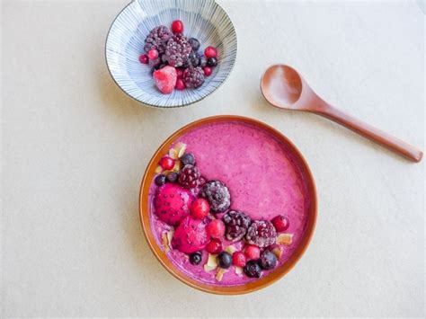 Smoothie Bowl De Frutos Rojos Delicia Saludable Para Desayunar MDZ