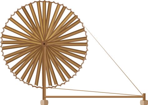 Vector Illustration Of Creative Spinning Wheel Icon Vector