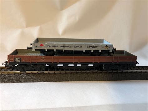 Märklin HO DB 2x Niederbordwagen Kaufen auf Ricardo