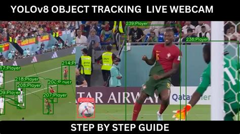 Real Time Football Player And Ball Detection And Tracking Using YOLOv8