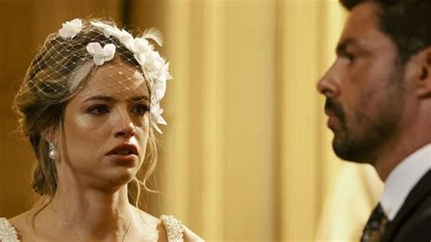 Terra e Paixão casamento de Caio e de Graça terá desmaio expulsão e