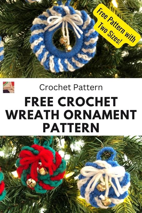 Free Crochet Wreath Ornament Pattern Needlepointers