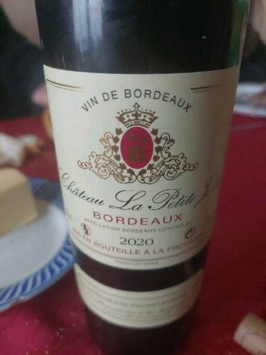 Vignobles Sautereau Ch Teau La Petite Jolie Bordeaux Vivino Us