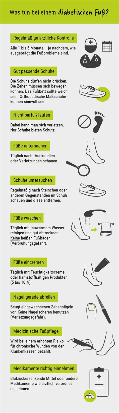 Was Tun Bei Einem Diabetischen Fu Gesundheitsinformation De