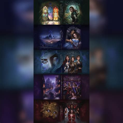 A Court Of Thorns And Roses Complete Jackets Set Sarah J Etsy UK