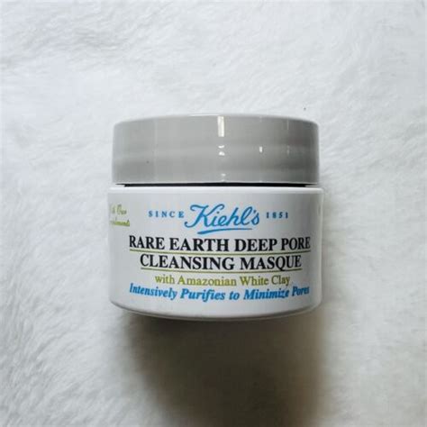 Kiehl S Rare Earth Deep Pore Minimizing Cleansing Clay Mask Mask 0 5 Fl