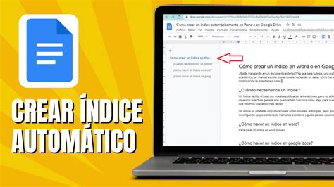 C Mo Crear Un Ndice Autom Tico En Un Documento De Google Youtube