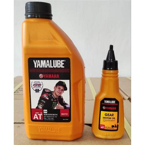 Jual PAKET Oli Yamalube Matic 0 8L Oli Gear Yamalube 100ml 1set