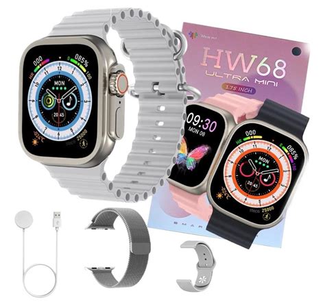 Relógio Hw68 Ultra Mini Smartwatch Serie 8 41mm 2 Luiz Eletronicos