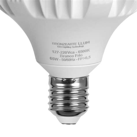 Lâmpada Led Alta Potência 65W E 40 Branca Fria 6500k Broketto